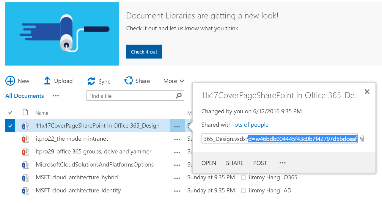 SharePoint 2016 Durable links – My SharePoint Log